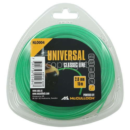 McCulloch Trim Mac 210 NLO004 Round Nylon Line. Part Number 577616304 ...
