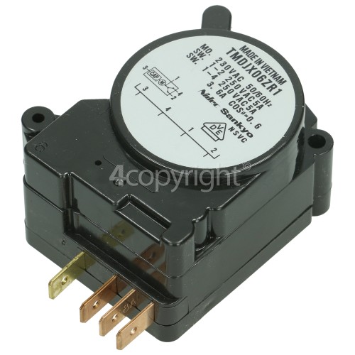 Candy Defrost Timer : Nidec Sankyo TMDJX06ZR1. Part Number 49035004 ...