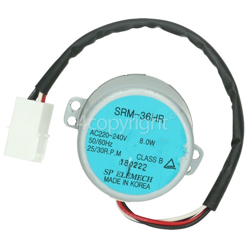 Samsung Geared Drive Motor : SP ELEMECH SRM-36HR | www.samsungspares.co.uk