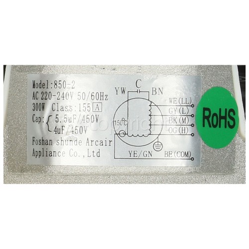 Candy Motor : MODEL 850-2 AC 220/240V 300W | Candy UK