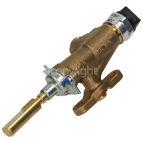 Cannon Hob Gas Tap With Valve 30/100 Copreci Li | www.4cannon.co.uk