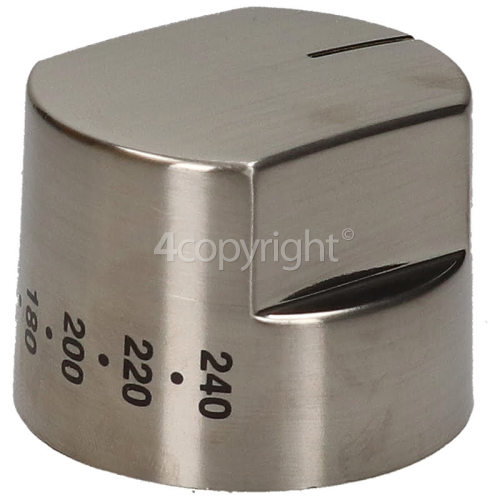 Belling Oven Function Knob - Stainless Steel | www.bellingspares.co.uk