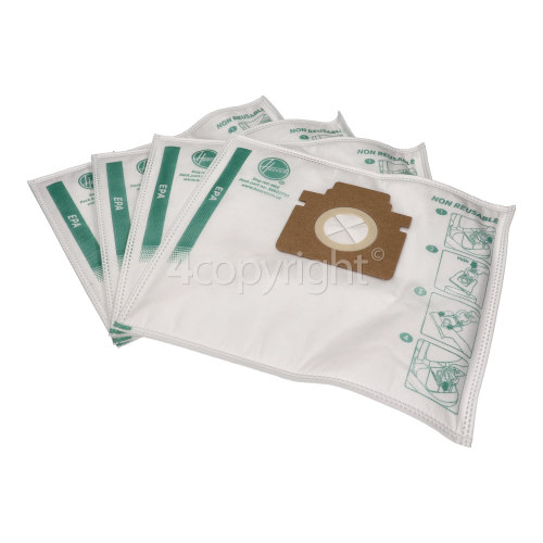 Hoover H-Energy 500 H88 EPA Dust Bag (Pack Of 4) Part Number 35602717 ...