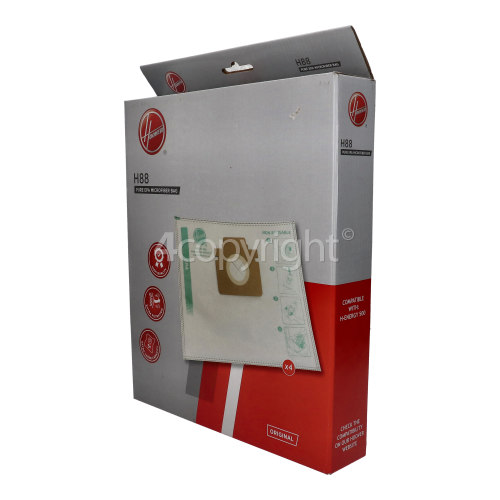 Hoover H-Energy 500 H88 EPA Dust Bag (Pack Of 4). Part Number 35602717 ...