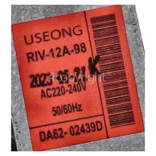 Samsung Cold Water Double Inlet Solenoid Valve : Useong RIV-12A-98 ...