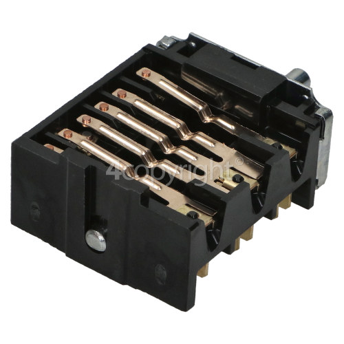 Blomberg Hob Function Selector Switch Soken RT345. Part Number 163100007. | www.BlombergParts.co.uk