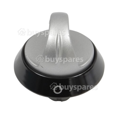 Hotpoint Hob Hotplate Control Knob - Silver / Black | BuySpares
