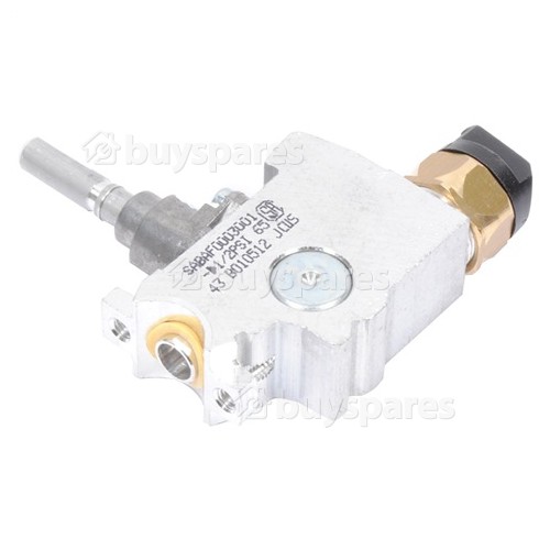 Cooktop Valve Auxiliary Burner (Natural Gas) : SABAF 0003001 1/2 PSI 65 ...