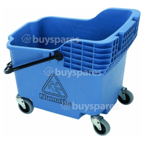 30L Bucket Hi-bak 1812 With 75mm Castors Blue Numatic | BuySpares France