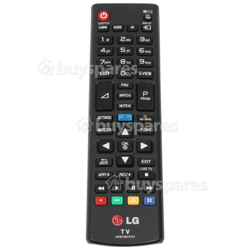 LG AKB73975757 Remote Control | BuySpares