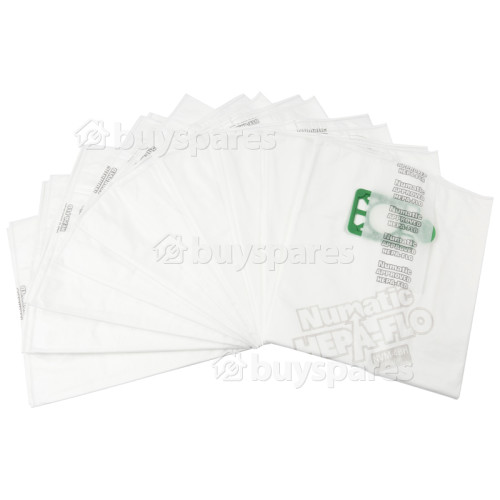 Numatic NVM-4BH 10 Hepaflo Filter Bags. Part Number 604019. | BuySpares