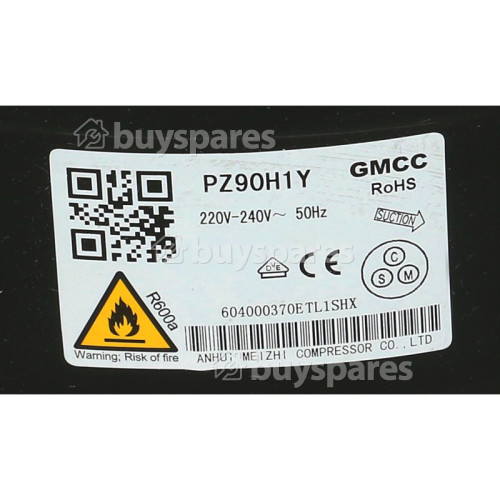 Compressor PZ90H1Y R600A | BuySpares