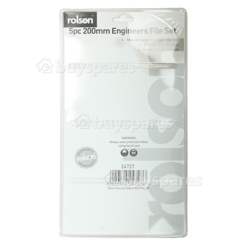 Rolson 5 Piece Engineers File Set | BuySpares