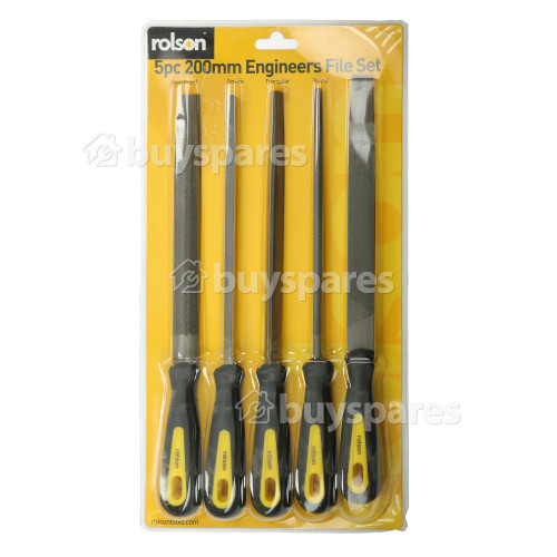 Rolson 5 Piece Engineers File Set | BuySpares