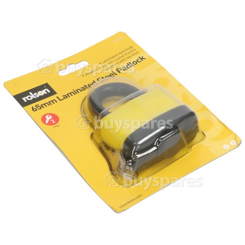 Rolson 65mm Weatherproof Steel Padlock | BuySpares