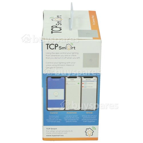TCP Smart WiFi Single Light Wall Switch | BuySpares