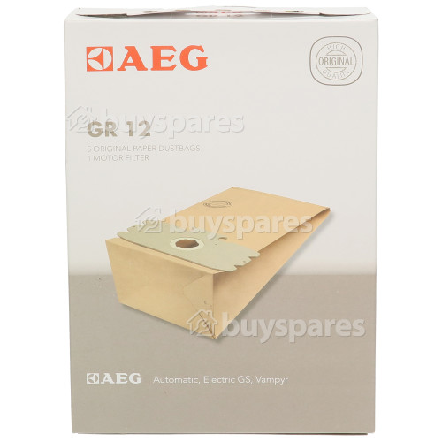 Electrolux Group DELUXE ELEC. 607 GR12 (Grobe 12) Dust Bag (Pack Of 5 ...