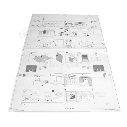 Door Template. Part Number 16176000A45261. | BuySpares