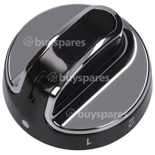 Belling Grill Control Knob - Black / Chrome | BuySpares