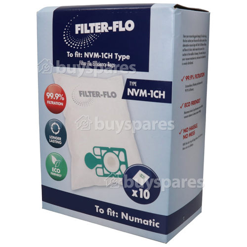 NVM-1CH Filter-Flo Synthetic Dust Bags (Box Of 10) | BuySpares
