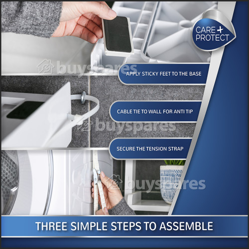 Care+Protect Universal Washing Machine & Tumble Dryer Stacking Kit With ...