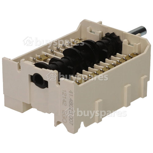 Baumatic Bottom Oven Function Selector Switch EGO 41.48023.007. Part Number 07019137. | BuySpares