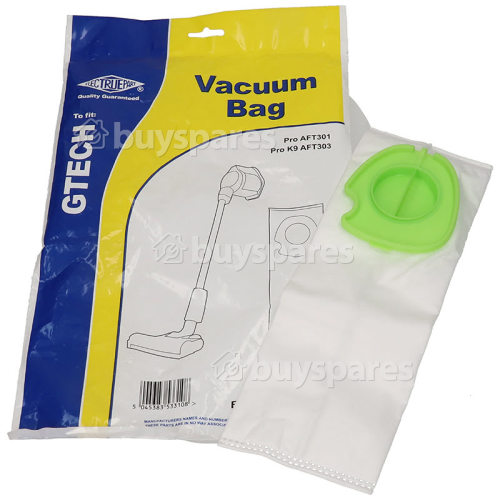 Gtech Pro Bag Filter-Flo Synthetic Dust Bags (Pack Of 5) - BAG381 ...