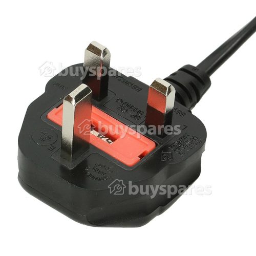 Hisense 2M Tv Mains Cable With Uk Plug : Black. Part Number T1163479 ...