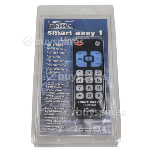 Classic Compatible Smart Easy1 Learning TV Remote Control | BuySpares