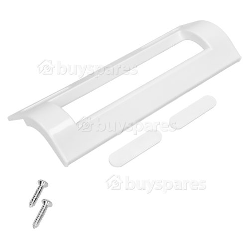 Fridge Door Handle, White, 19.6cm X 14.6cm X 6.5cm | BuySpares