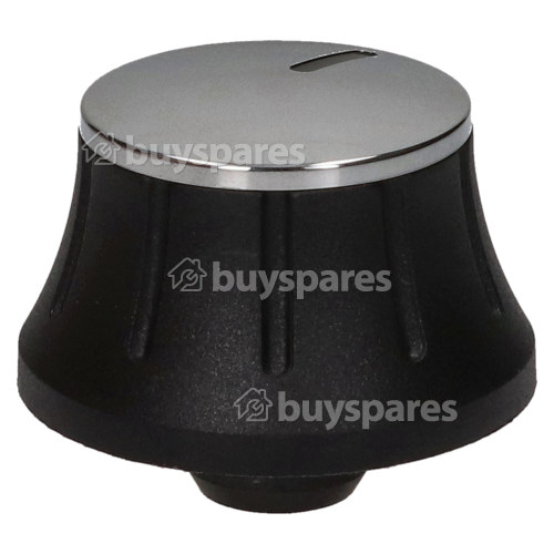 Belling Cooker Control Knob - Chrome / Black | BuySpares