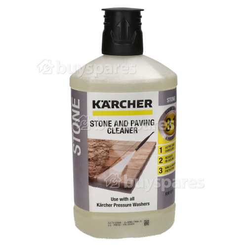 Karcher Stone & Paving 3-in-1 Plug 'n' Clean Detergent - 1 Litre. Part ...