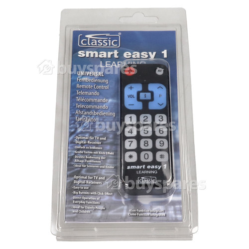 Classic Compatible Smart Easy1 Learning TV Remote Control. Part Number ...