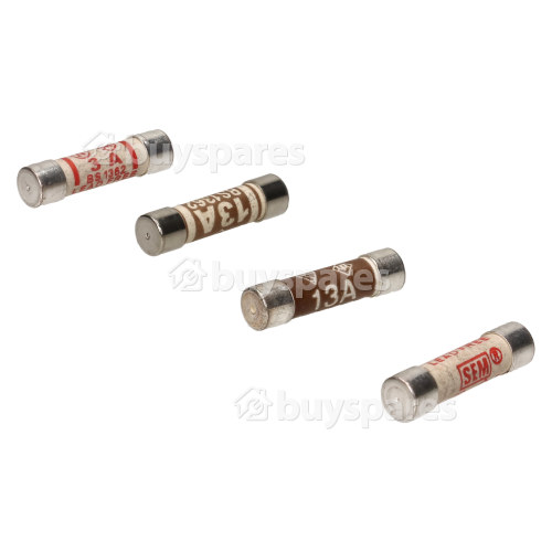 Wellco 3A/13A Plug Top Fuses | BuySpares