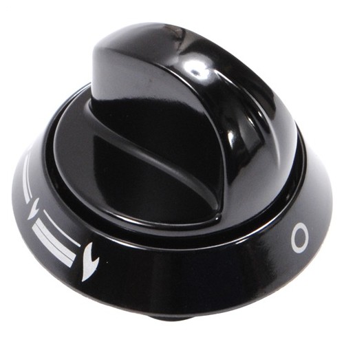 Hotpoint Black Hotplate Control Knob. Part Number C00241661. | eSpares