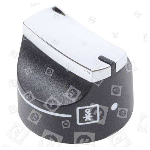 Stoves Black & Chrome Fan Oven Control Knob. Part Number 082585706 ...