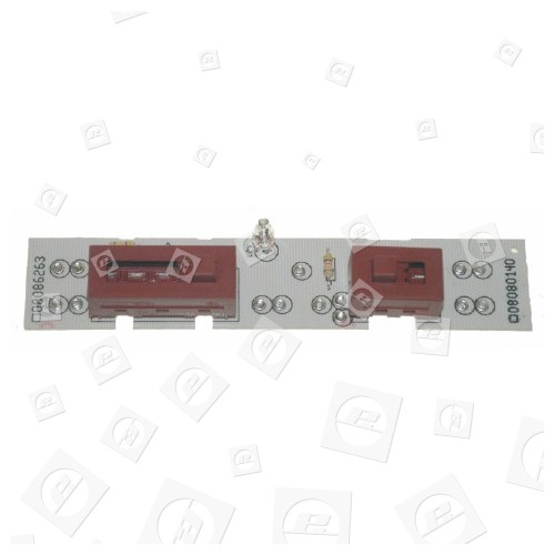 Hygena APM2213 Cooker Hood PCB With 2 Switches | eSpares