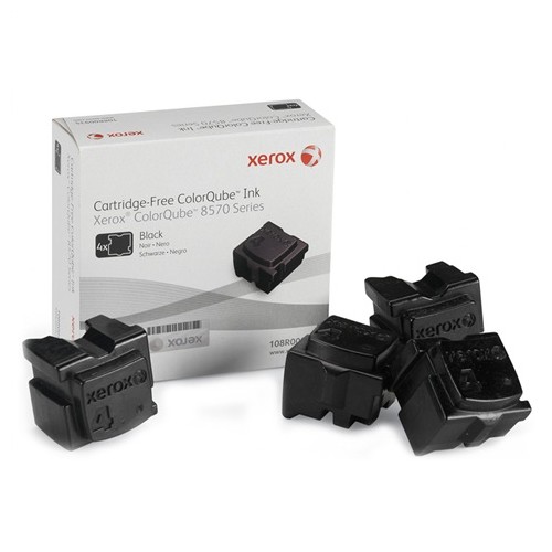 Xerox ColorQube 8570 4 Pack Black Solid Wax Ink Sticks - 108R00935 ...