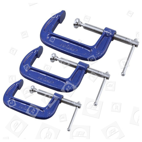 Rolson Rolson 3 Piece Mini G-Clamp Set. Part Number 14189. | eSpares