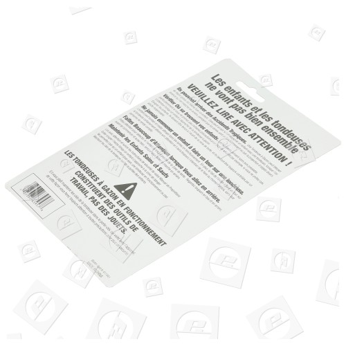 Flymo Aufsitzmäher-Zündschlüssel. Artikelnummer 532411935 ...