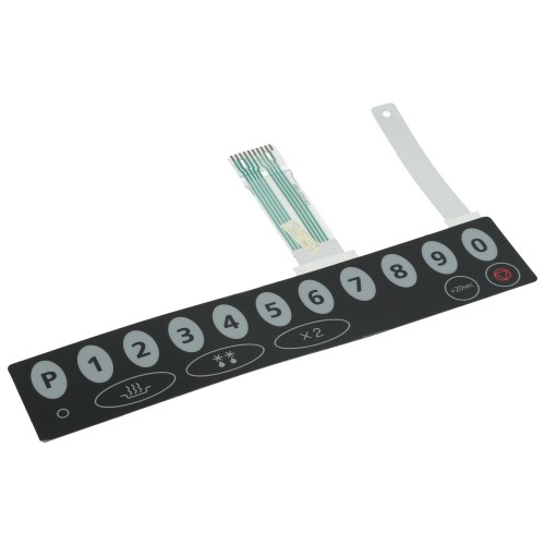 Samsung Microwave Touch Panel Fascia Membrane Switch. Part Number DE34 ...