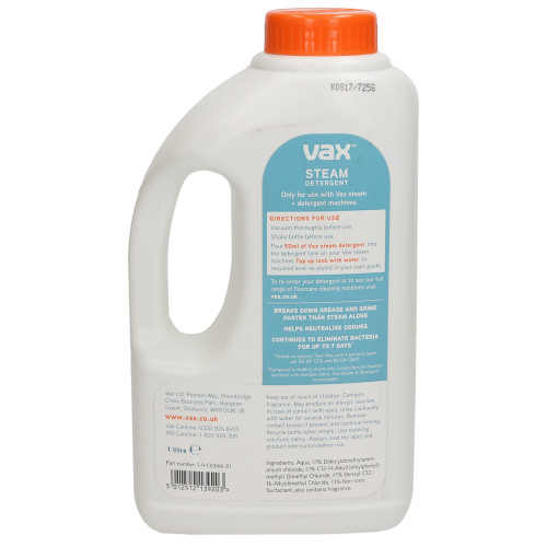 Vax Vax Citrus Burst Steam Detergent 1L | eSpares