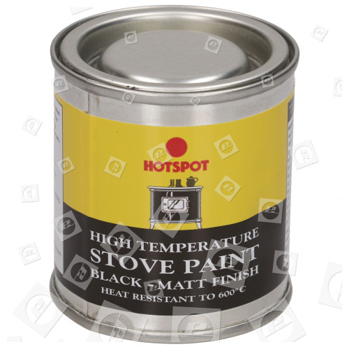 Hotspot Hotspot Matt Black Stove & Fireplace Paint - 100ml. Part Number ...