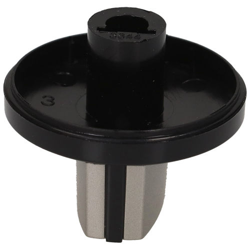 Bosch Neff Siemens Silver & Black Hob Control Knob. Part Number ...