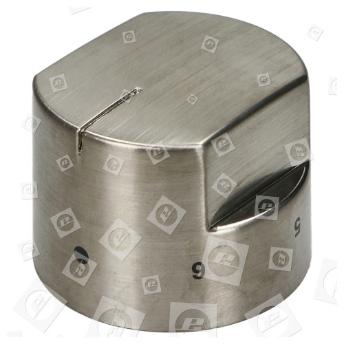 Hob Control Knob - Stainless Steel | eSpares