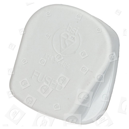 Wellco White 3A 3 Pin Fused Mains Plug | eSpares