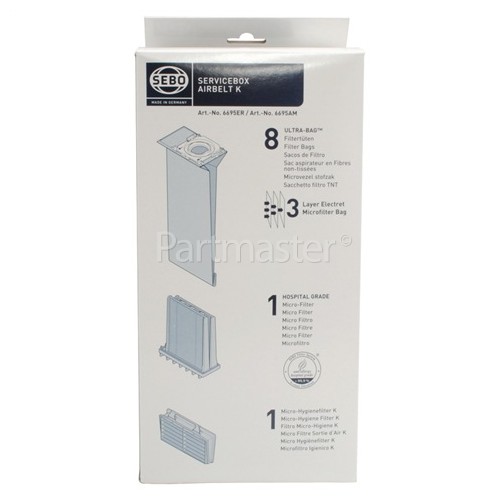 Sebo C2 & C3 Series Cylinder Service Box - 6198ER | www.partmaster.co.uk