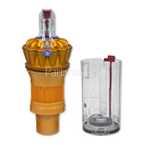 Dyson Satin Rich Yellow Cyclone & Bin Assy | www.partmaster.co.uk