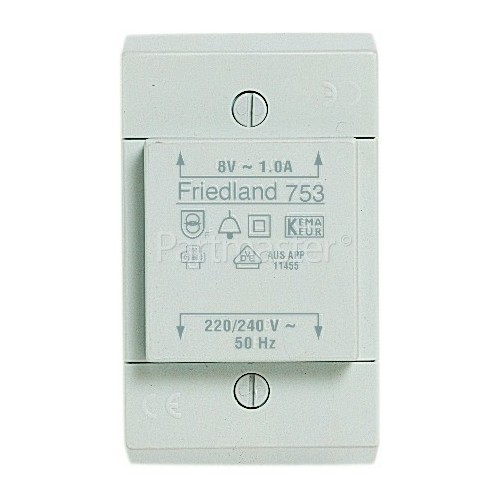 Friedland Mains Door Bell Transformer | www.partmaster.co.uk
