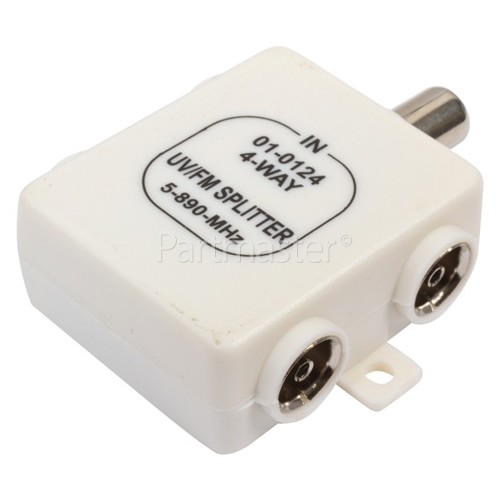 4 Way Aerial Splitter | www.partmaster.co.uk